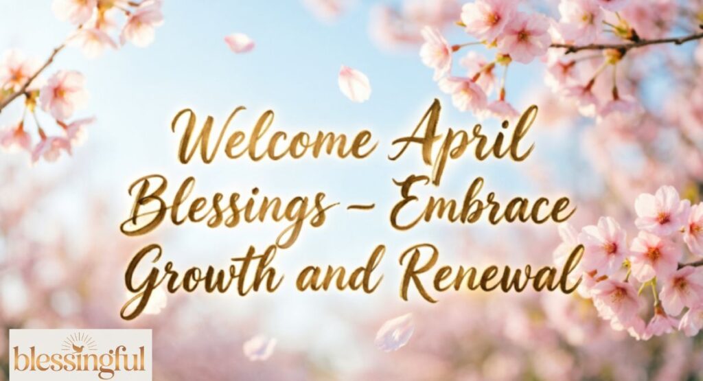 Happy April Blessings – Embrace Joy, Growth, and Positivity This Month